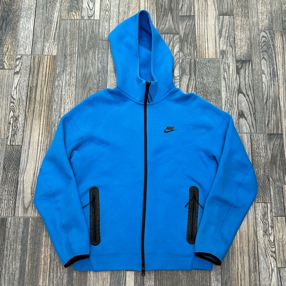 Nike | Shirts | Nike Tech Fleece Windrunner Game Royal Light Photo Blue ...
